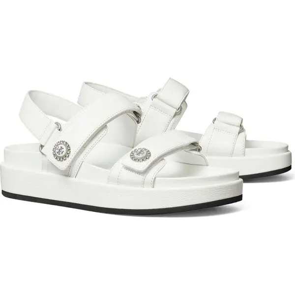Tory Burch Kira Sport Sandal - Cloud / Silver