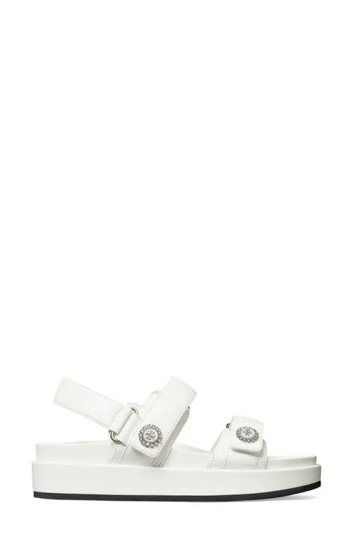 Tory Burch Kira Sport Sandal - Cloud / Silver
