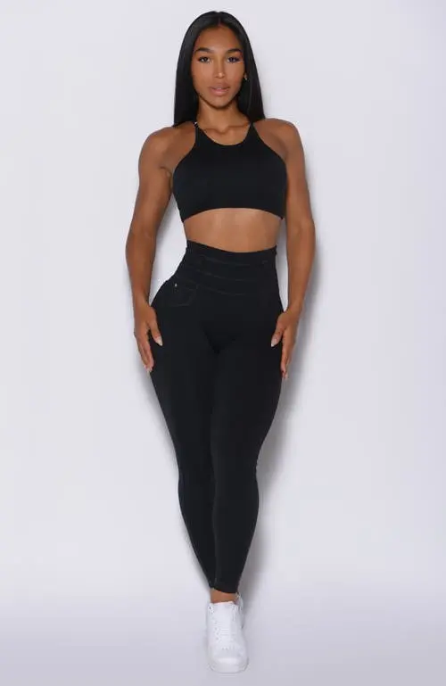 BOMBSHELL SPORTSWEAR High-waist Bottoms With Front Buckle Belt