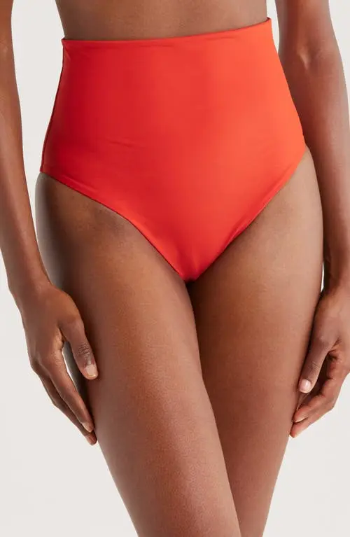 Bondi Born Faith High-waist Bikini Bottoms - Rosso