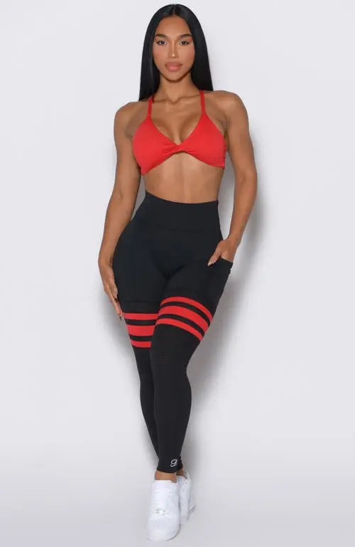 BOMBSHELL SPORTSWEAR Twist Mini Bra - Fire