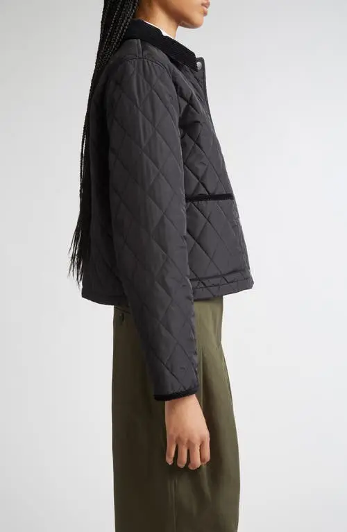 Burberry Oldham Quilted Crop Jacket