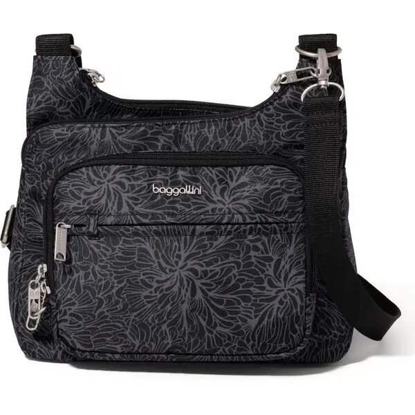 BAGGALLINI Securtex Anti-theft Crossbody Bag - Midnight Blossom