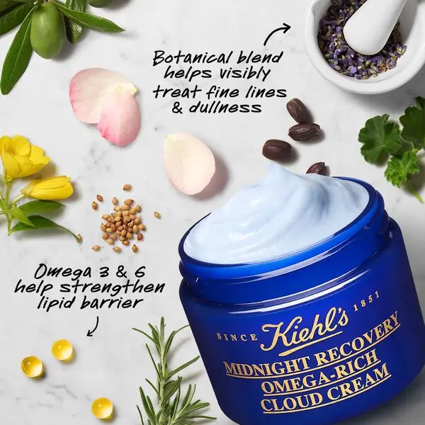 KIEHL'S SINCE 1851 Midnight Recovery Omega-rich Cloud Night Cream