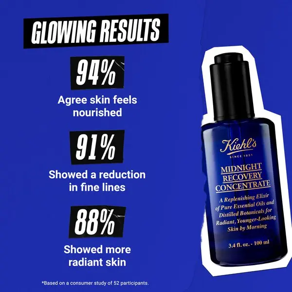 KIEHL'S SINCE 1851 Midnight Recovery Concentrate Moisturizing Face Oil - One-color