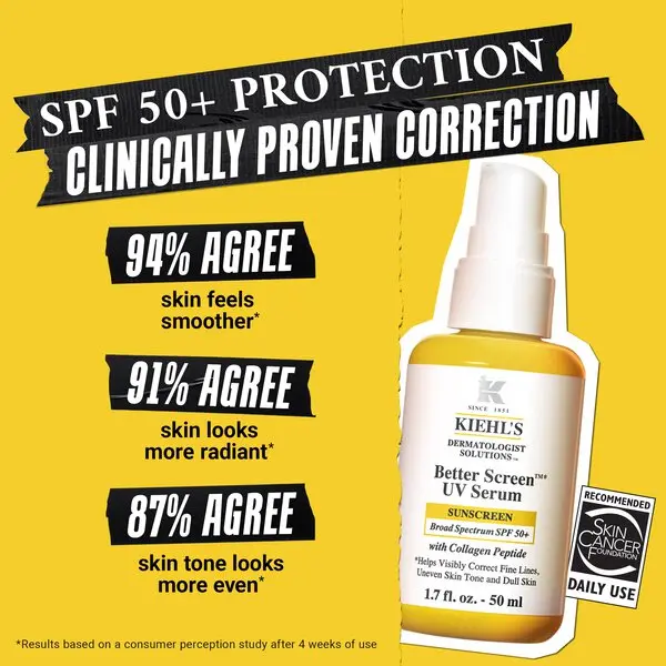 KIEHL'S SINCE 1851 Better Screen™ Uv Serum Spf 50+ Facial Sunscreen - One-color