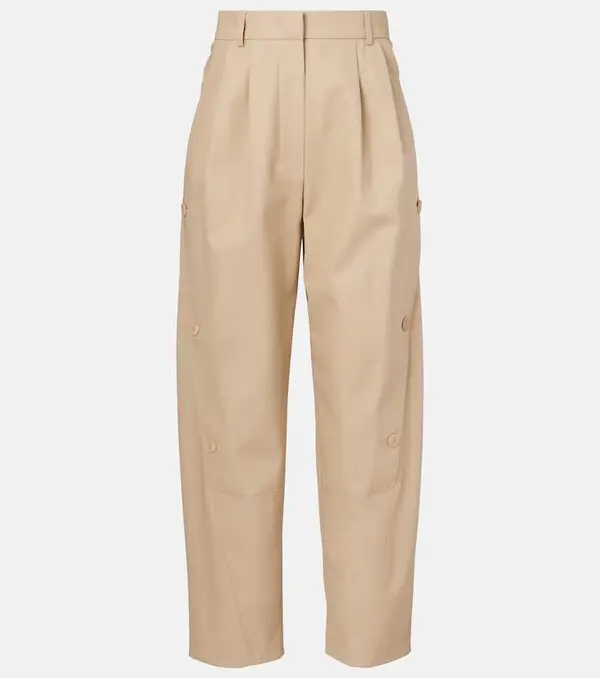 Max Mara Duomo Cotton Straight Pants