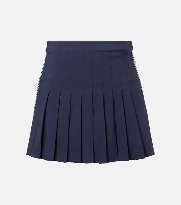 Tory Burch Pleated Twill Tennis Skirt