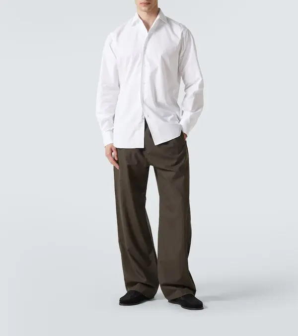 SAMAN AMEL Cotton Poplin Shirt