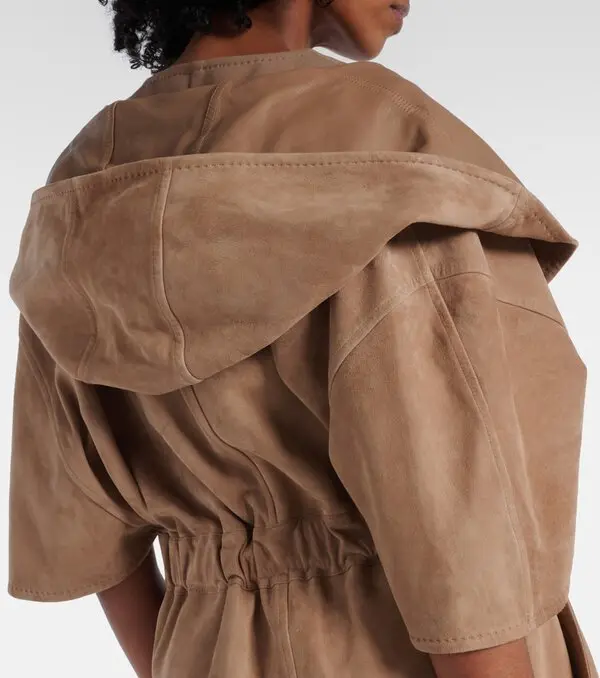 Max Mara Suede Wrap Jacket