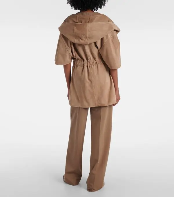 Max Mara Suede Wrap Jacket