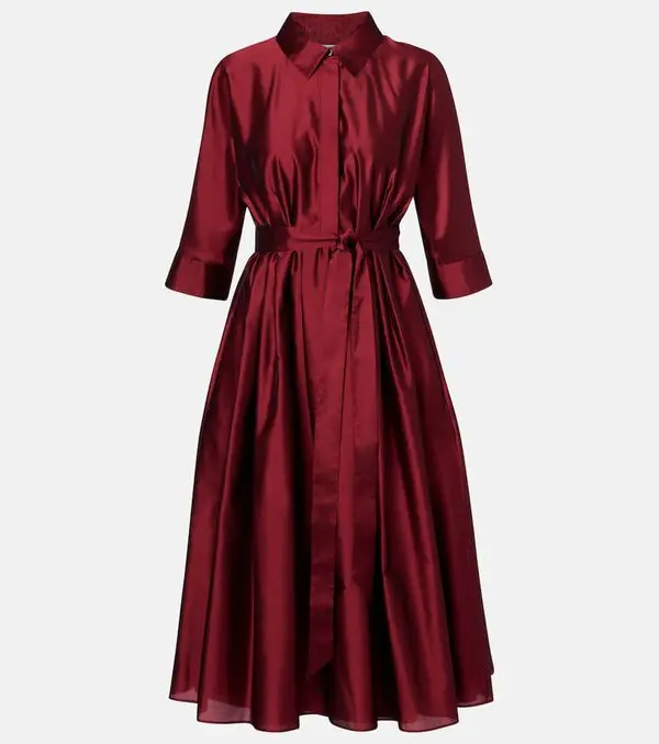 Max Mara Perry Satin Midi Dress