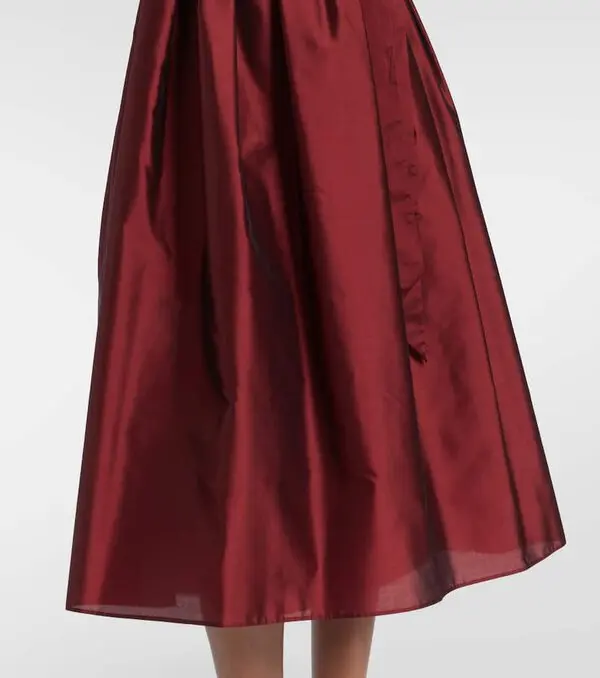 Max Mara Perry Satin Midi Dress