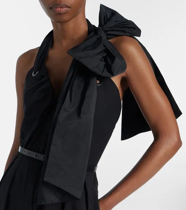Max Mara Asymmetric Virgin Wool Jumpsuit