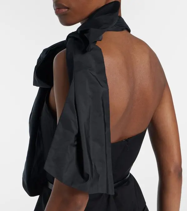 Max Mara Asymmetric Virgin Wool Jumpsuit