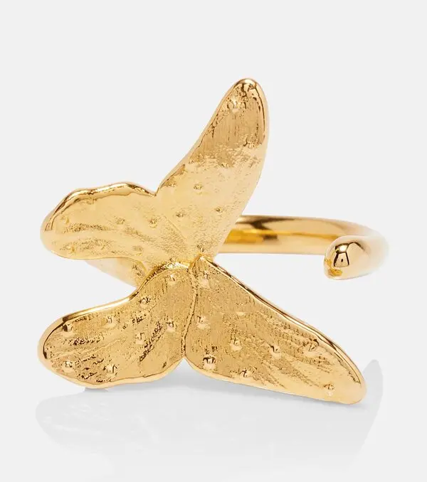 Oscar De La Renta Butterfly Ring - Gold