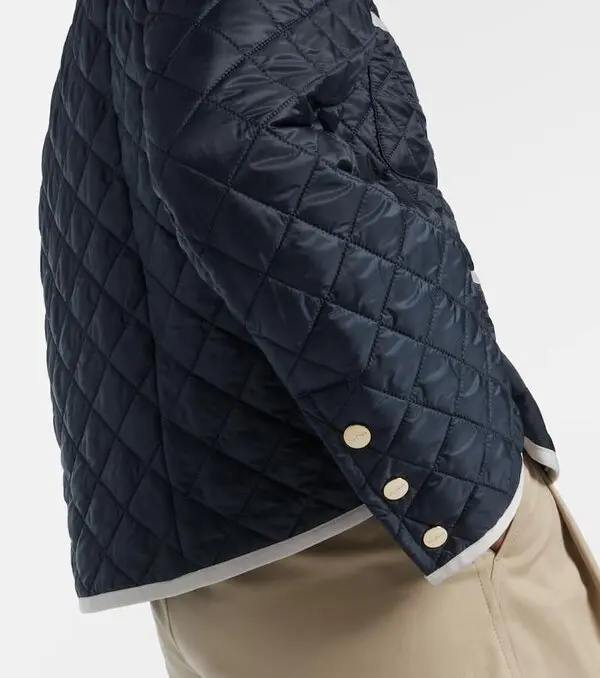 Max Mara Celeste Quilted Jacket - Blue