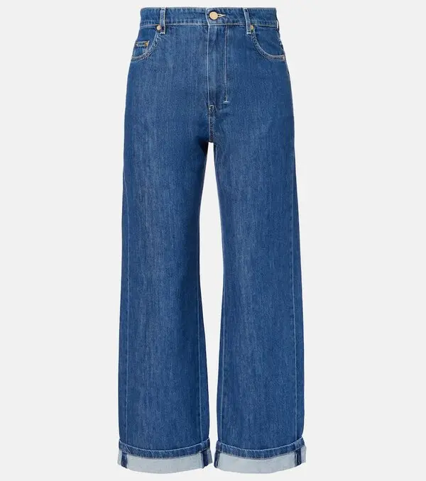 Max Mara Eles Mid-rise Wide-leg Jeans