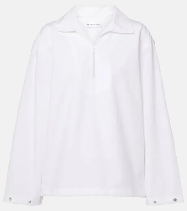 Victoria Beckham Denim Top - White