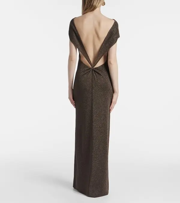 Max Mara Eschimo Pen-back Maxi Dress