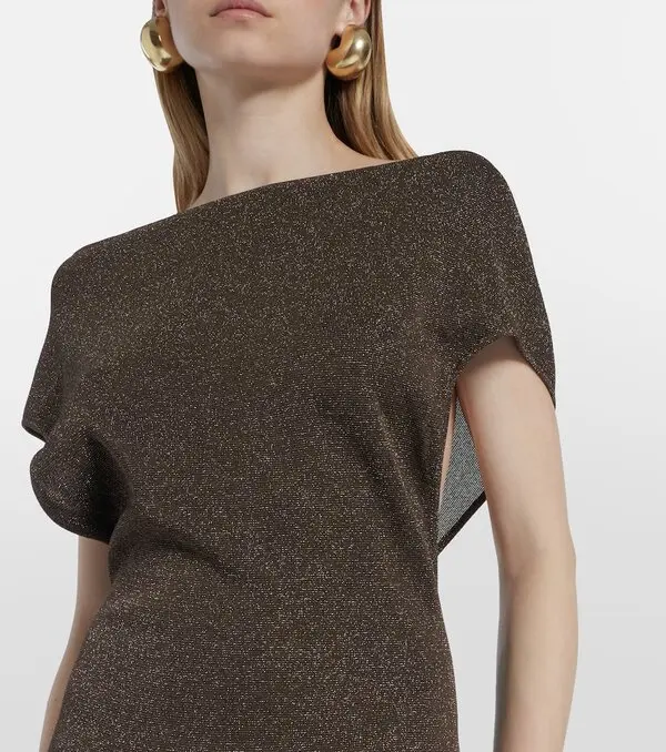 Max Mara Open-back Maxi Dress - Brown
