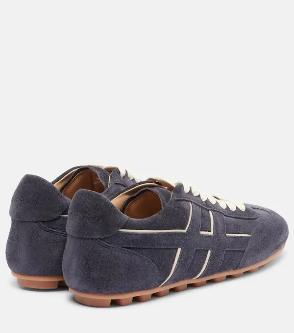 Hogan Olympia Suede Lace-up Sneakers - Blue