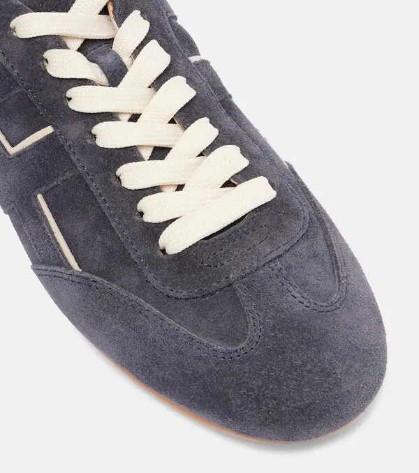 Hogan Olympia Suede Lace-up Sneakers - Blue