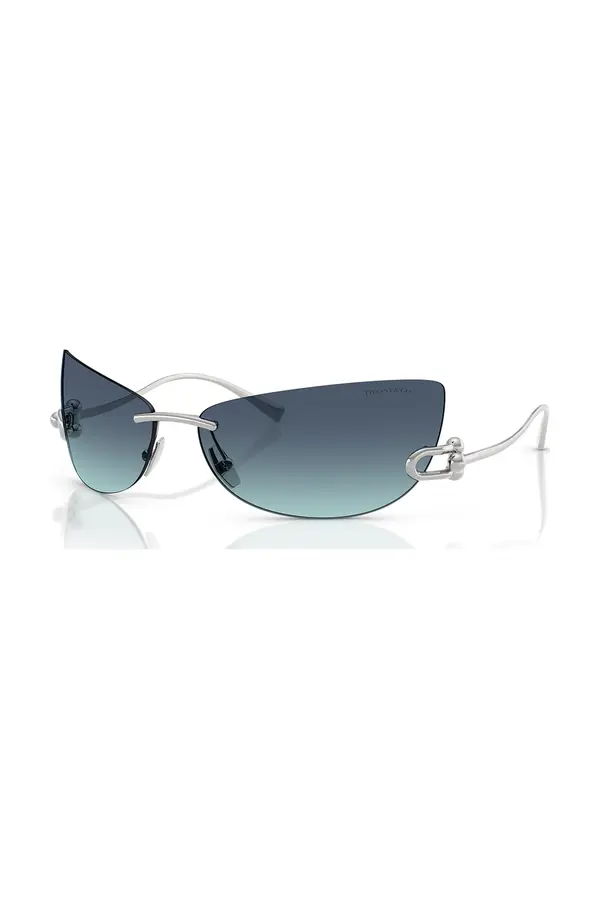 TIFFANY SUNGLASS HUT Irregular Sunglasses With Gradient Lenses - Blue