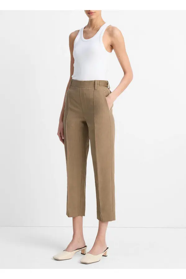 Vince Utility Tab-detail Pull-on Pant - Neutral