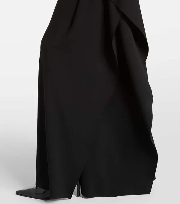Sportmax Draped Asymmetric Maxi Dress