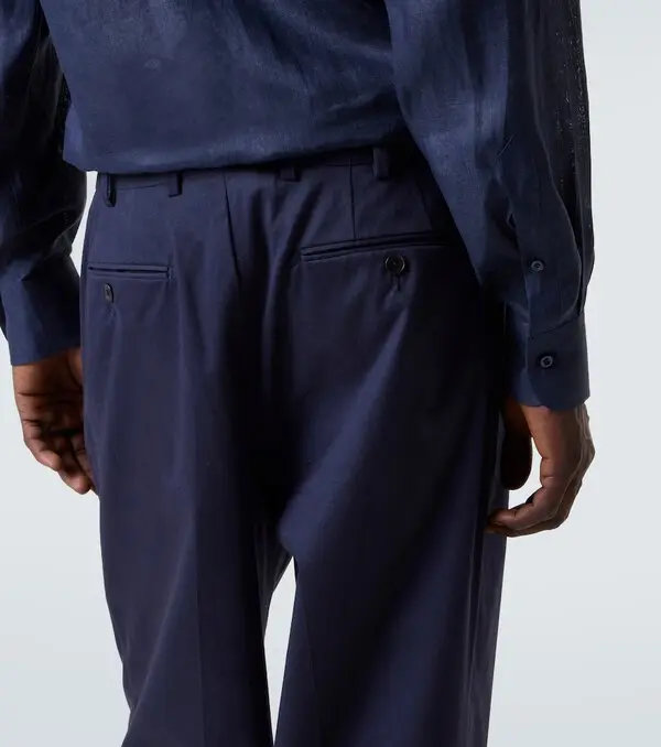 SAMAN AMEL Linen Shirt - Blue