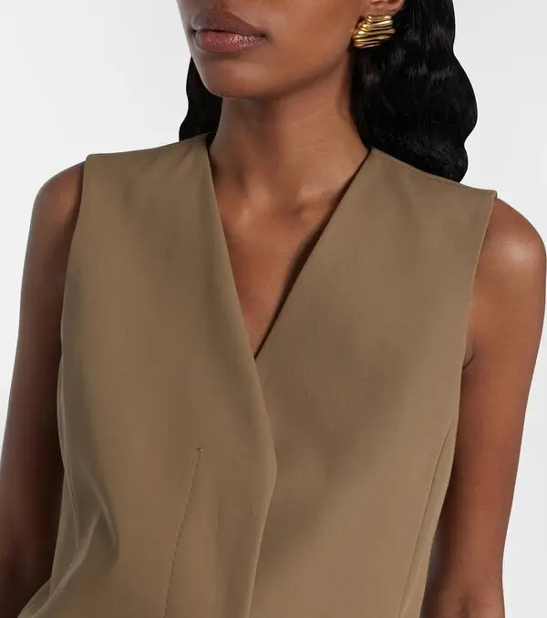 Max Mara Cotton Twill Vest