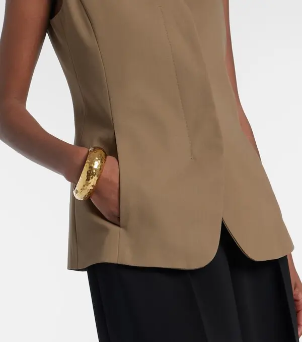 Max Mara Cotton Twill Vest