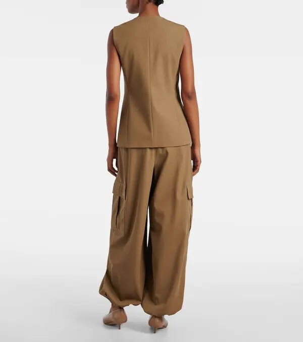 Max Mara Cotton Twill Vest