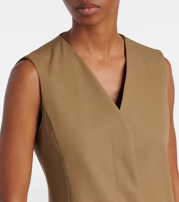 Max Mara Cotton Twill Vest