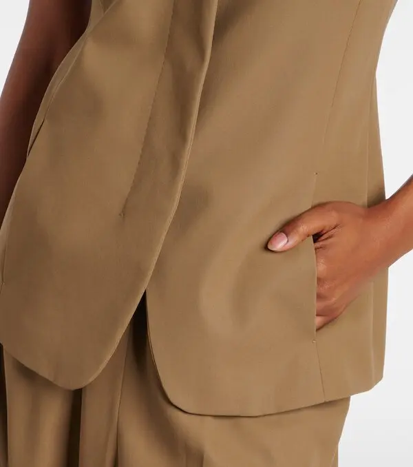 Max Mara Cotton Twill Vest