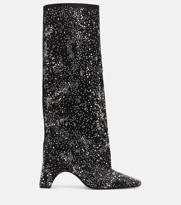 Coperni Embellished Knee-high Boots