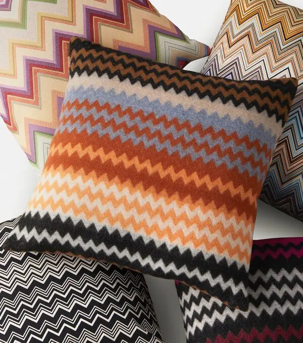 Missoni Humbert Zigzag Wool-blend Cushion