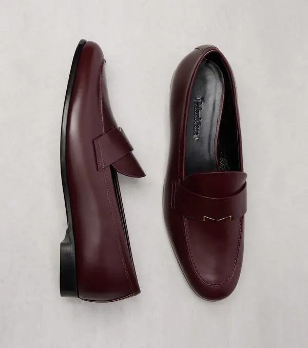 Max Mara Leather Moccasins