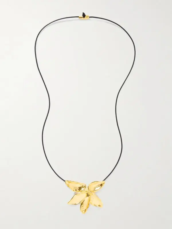 YSSO Eden Rock St Barths Frangipanier Pendant Necklace - Gold