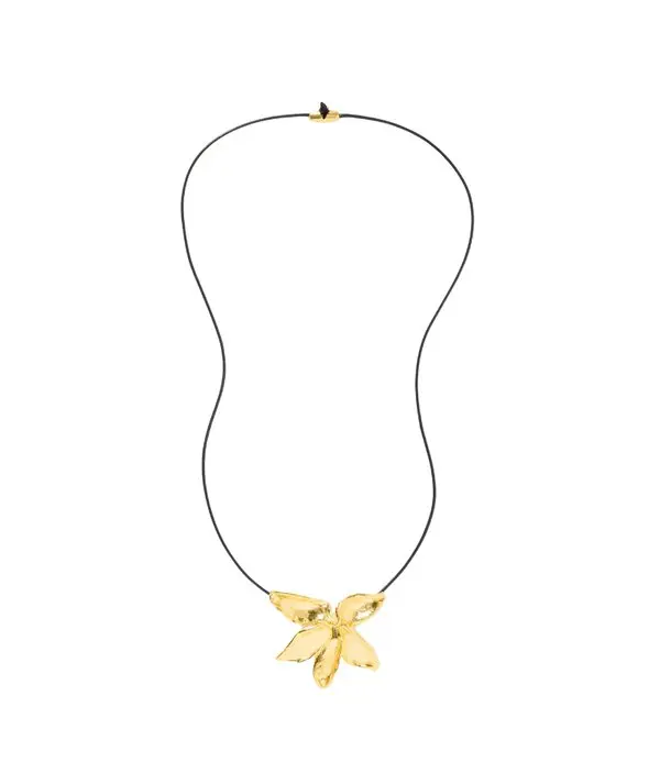 YSSO Eden Rock St Barths Frangipanier Pendant Necklace - Gold