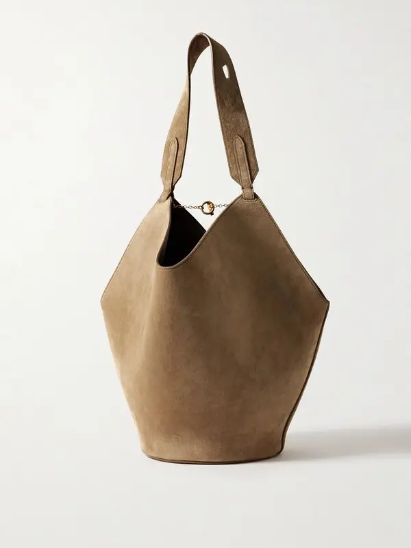 Khaite - Lotus Small Suede Tote