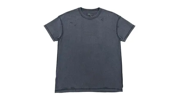 PURPLE BRAND Textured Inside Out Basic Tee Shirt