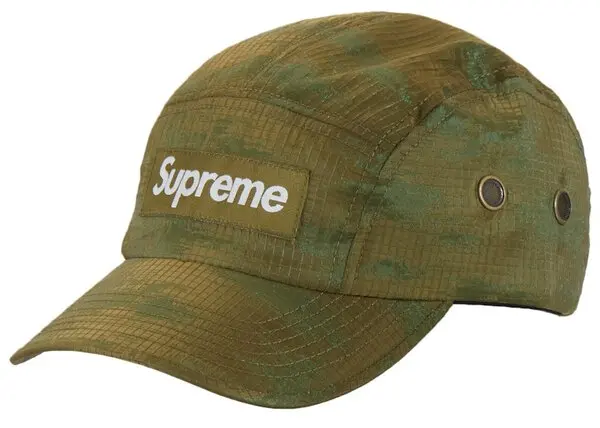 Supreme Broken Camo Camp Cap - Olive