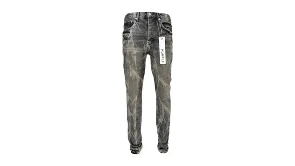 PURPLE BRAND Washed Tie Acid Jeans