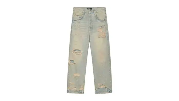 PURPLE BRAND Verditer Destroyed Jeans