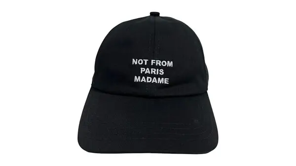 Drole De Monsieur La Casquette Slogan Hat - Black