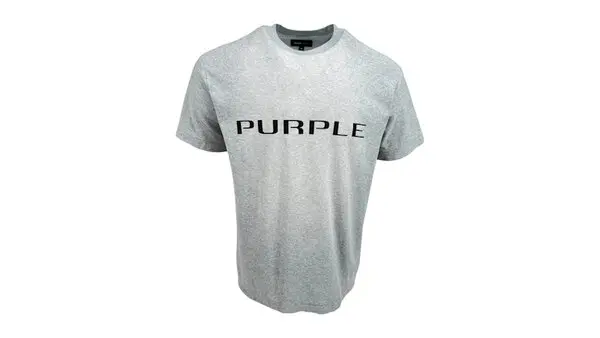 PURPLE BRAND Textured Jersey Tee Shirt - Grey