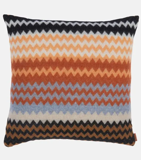 Missoni Humbert Zigzag Wool-blend Cushion - Multicoloured