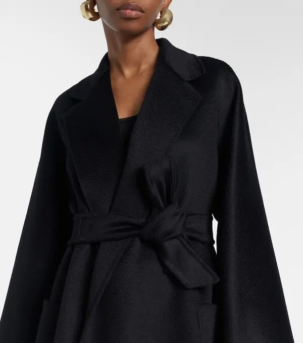 Max Mara Ludmilla Cashmere Coat - Black